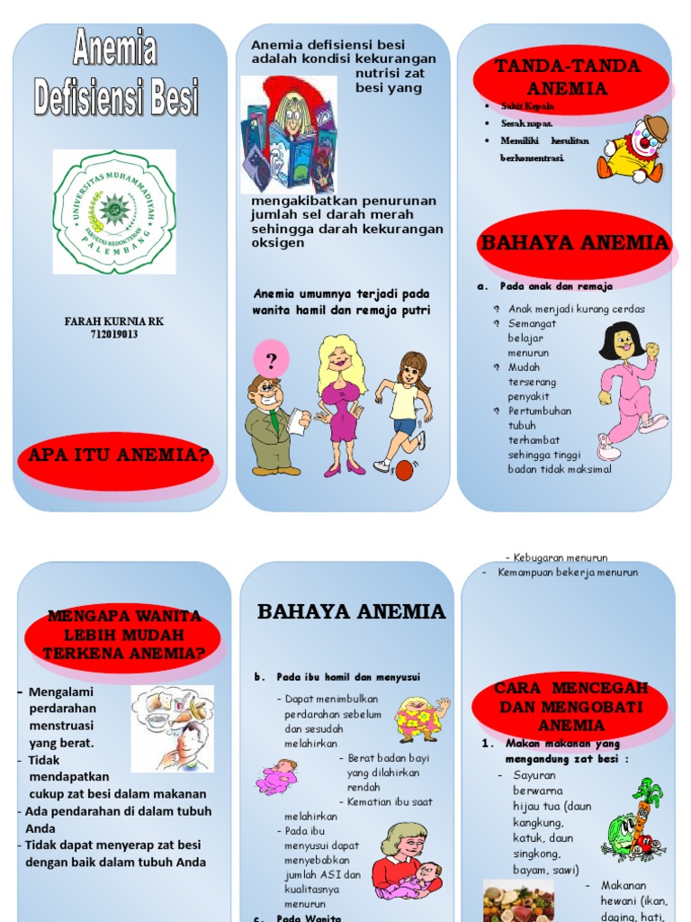 Leaflet Anemia Edit | PDF