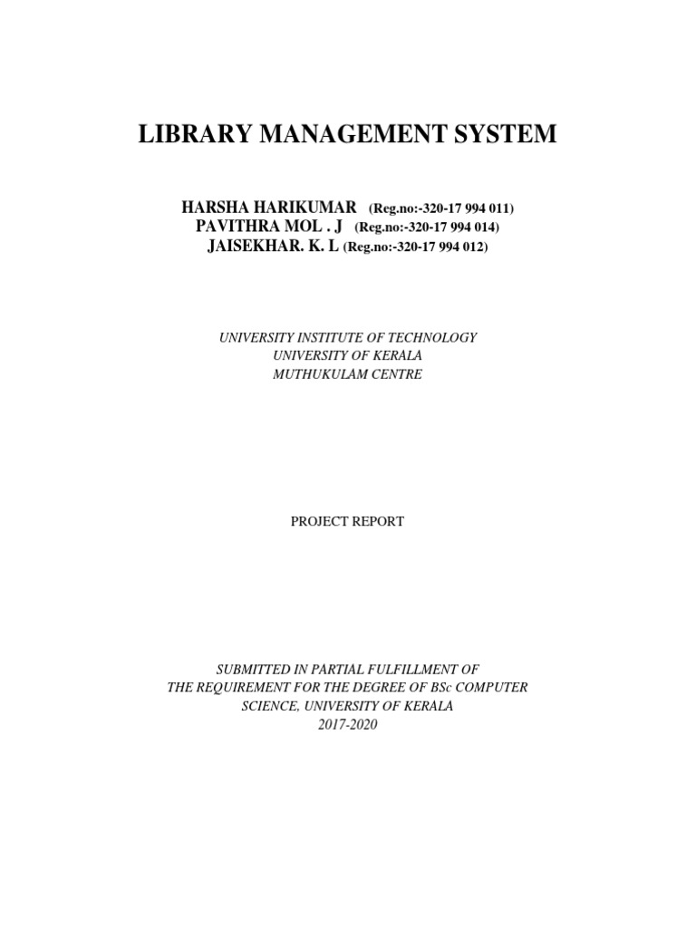 Library Management Project | PDF | Php | Databases