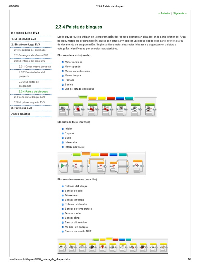 2.3.4 Paleta de Bloques | PDF | Programa de computadora | Programación