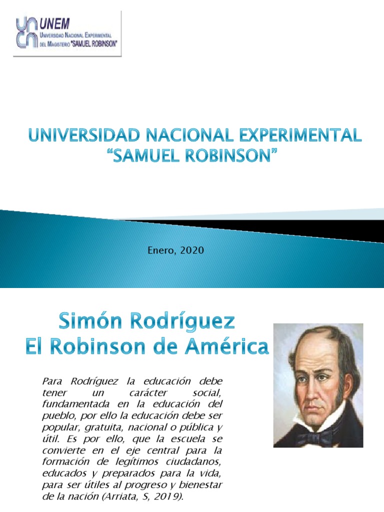 Presentación UNEM | PDF | Venezuela | Educación avanzada