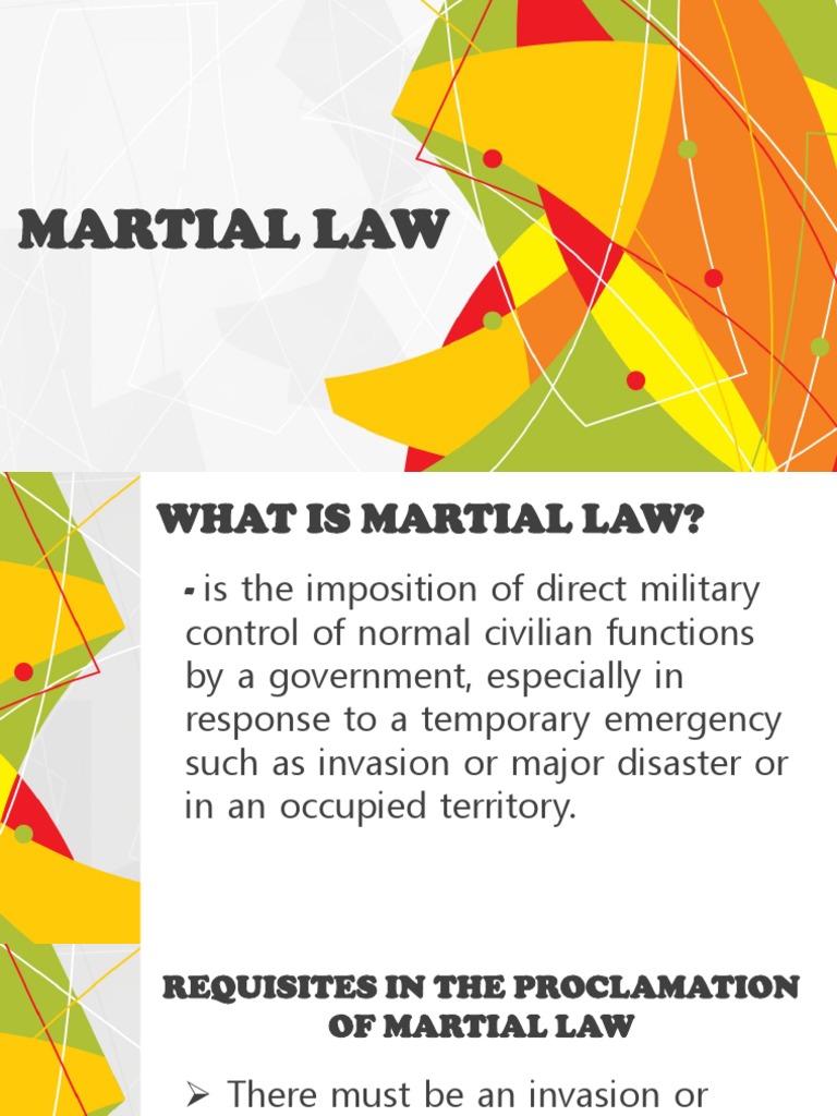 Understanding Martial Law in the Philippines | PDF | Martial Law ...