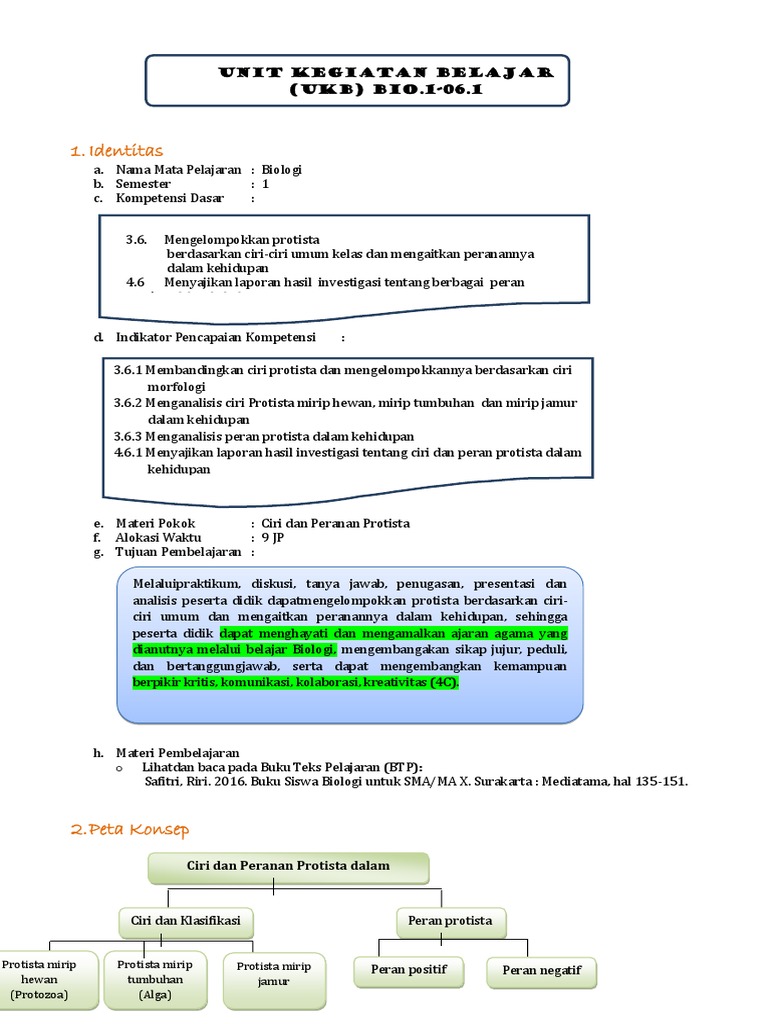 UKB BIO I Protista | PDF