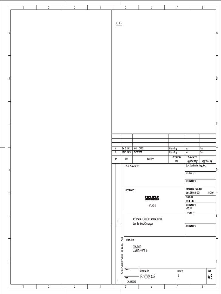 Siemens Engineering Drawings Faja CV003 | PDF | Power Engineering ...
