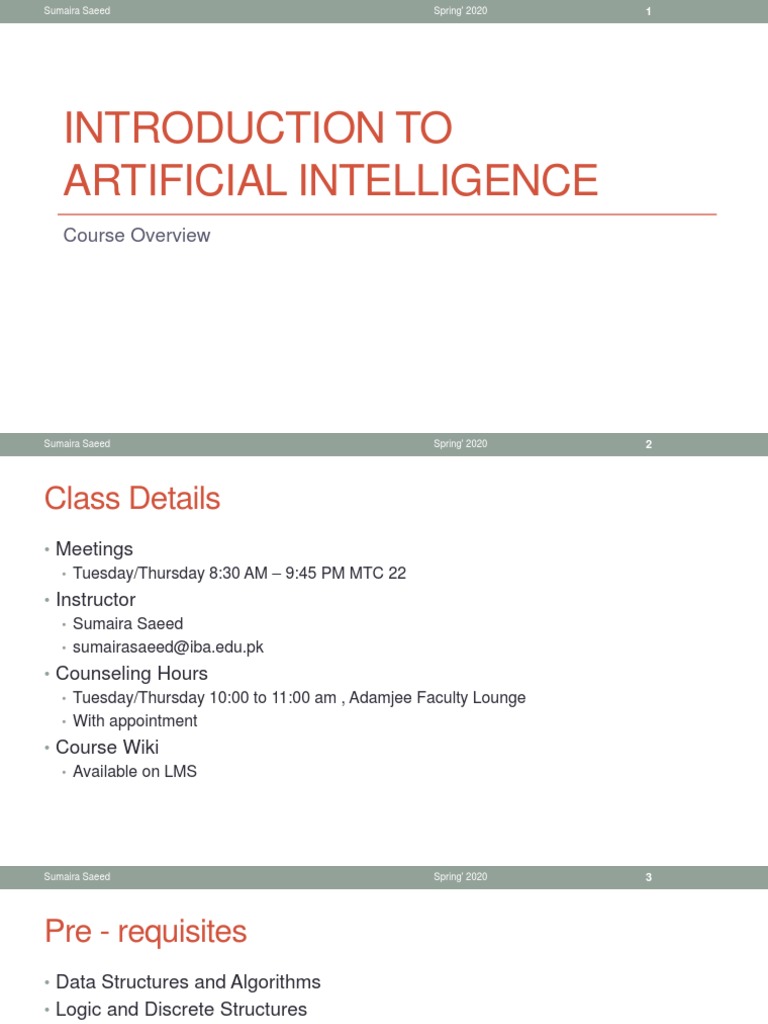 Unit 1 - Introduction To AI | PDF | Artificial Intelligence ...
