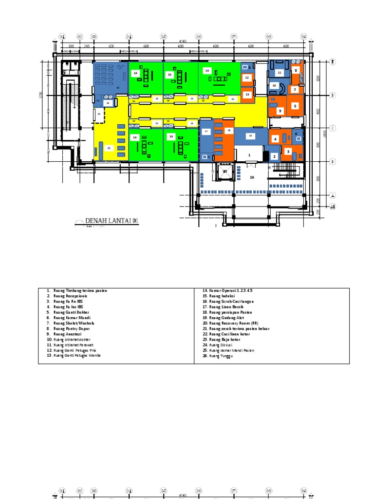 Denah Ruang Rumah Sakit | PDF
