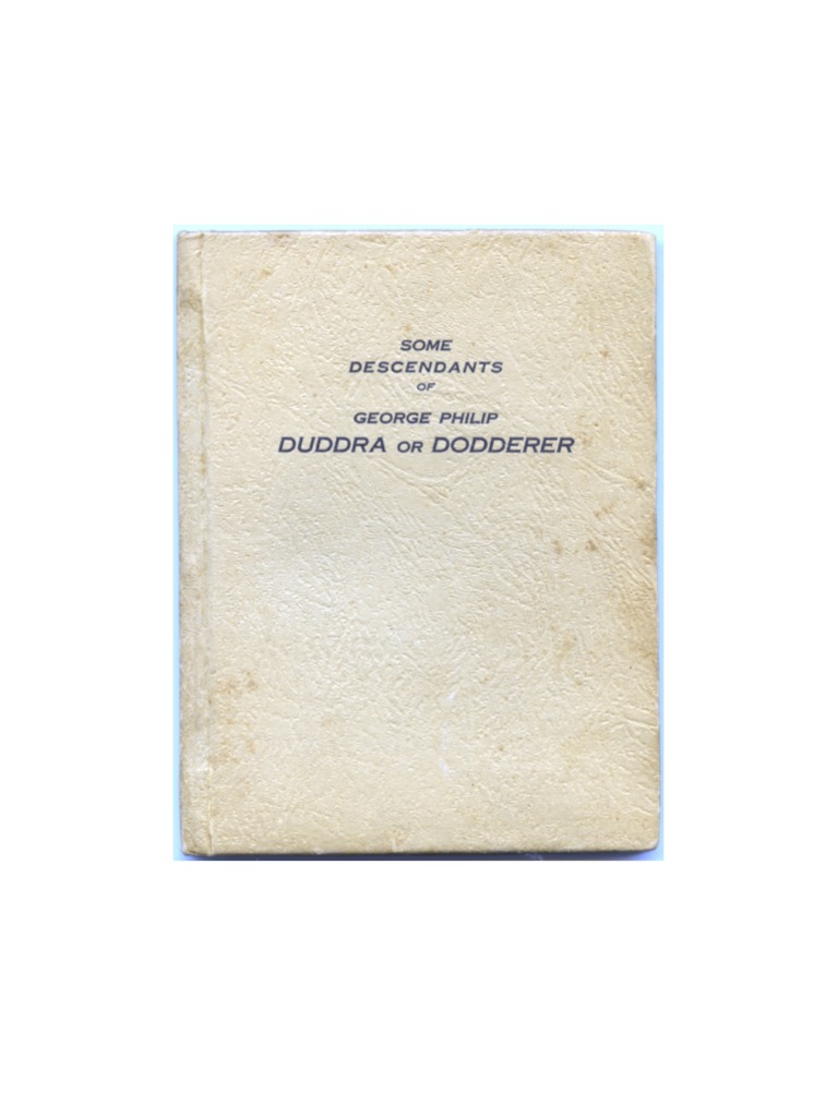 Dudderer Family Reunion 1929 Summary | PDF | Social Science | Travel