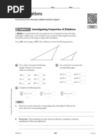 ML Geometry 8-7 Dilations | PDF | Triangle | Mathematical Objects