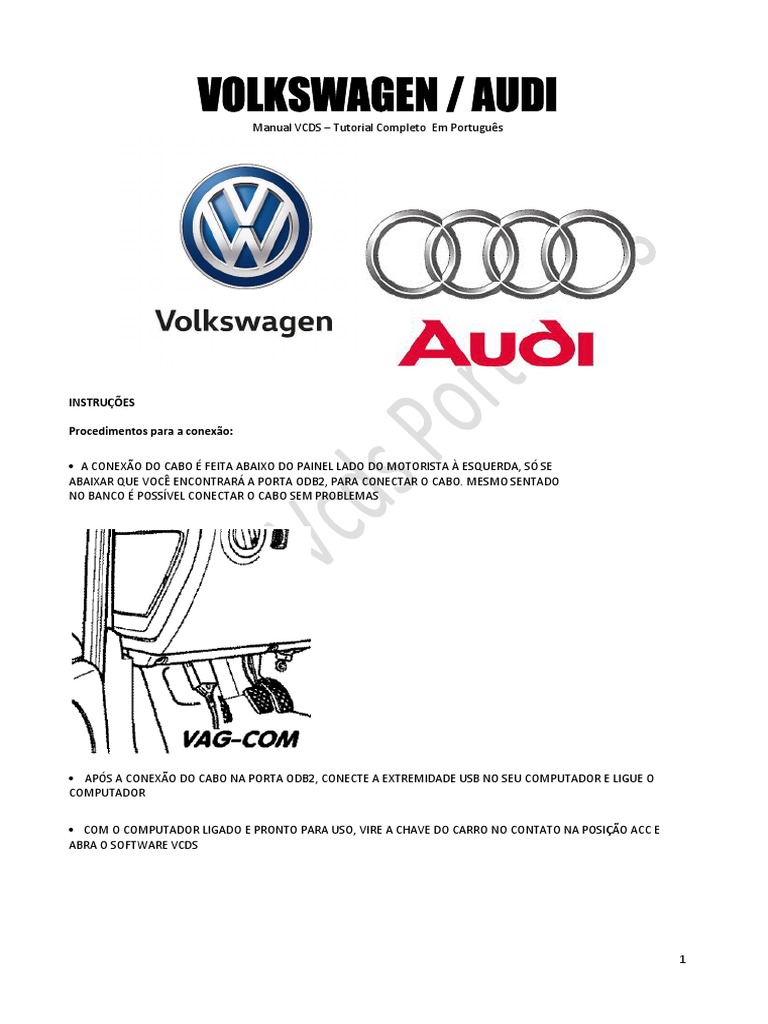 Manual VCDS Português | PDF | Mordeu | Bens manufaturados