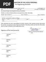 3.certificate of Residence For Domicile PRC | PDF