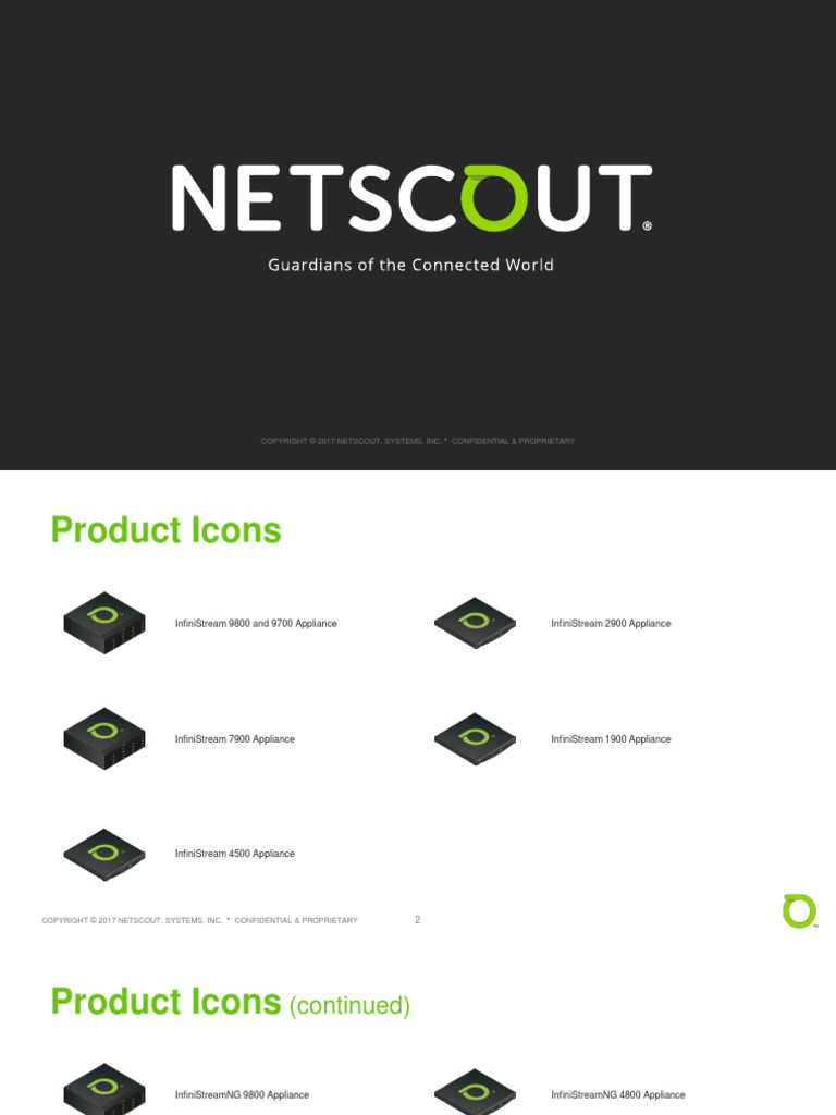 NETSCOUT Product Icons | PDF | Proprietary Software | Telecommunications