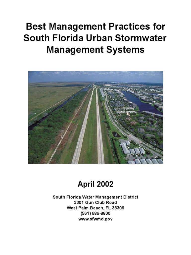 Best Management Practices for South Florida Urban Stormwater Management ...