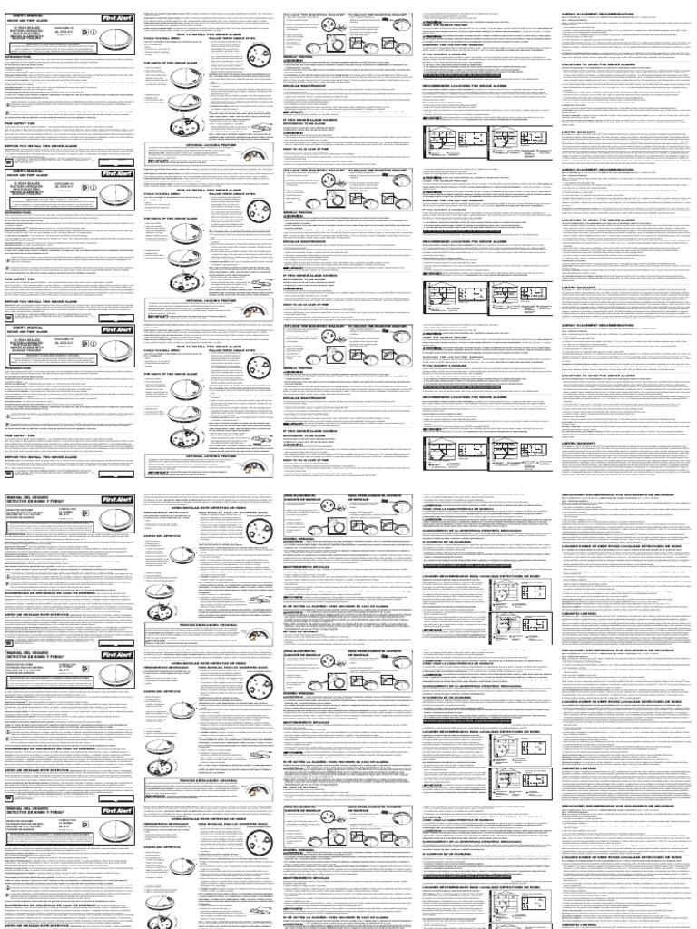 First Alert PR710 Manual PDF | PDF | Building Engineering | Nature