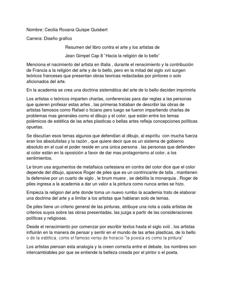 Resumen Jean Gimpel | PDF