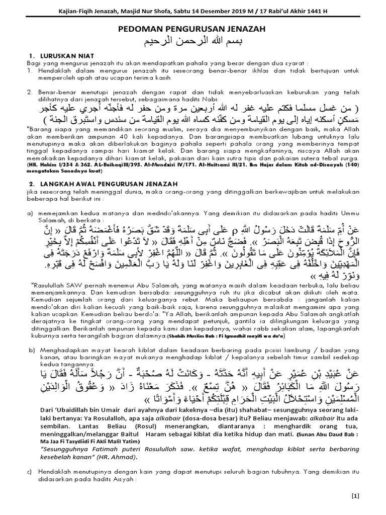 Makalah Mulasara Jenazah 14 Des '19 | PDF | Agama & Spiritualitas