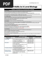 A Level Biology Specification From 2025 (Printable) | PDF | Cell ...