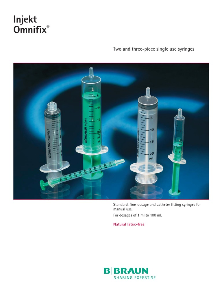Omnifix B-Braun PDF | PDF | Syringe | Medical Equipment