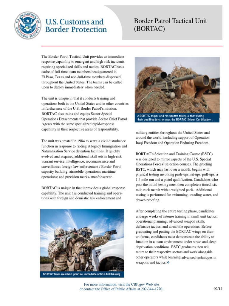BORTAC Sniper Training and Selection Guide | PDF | Sniper | U.S ...