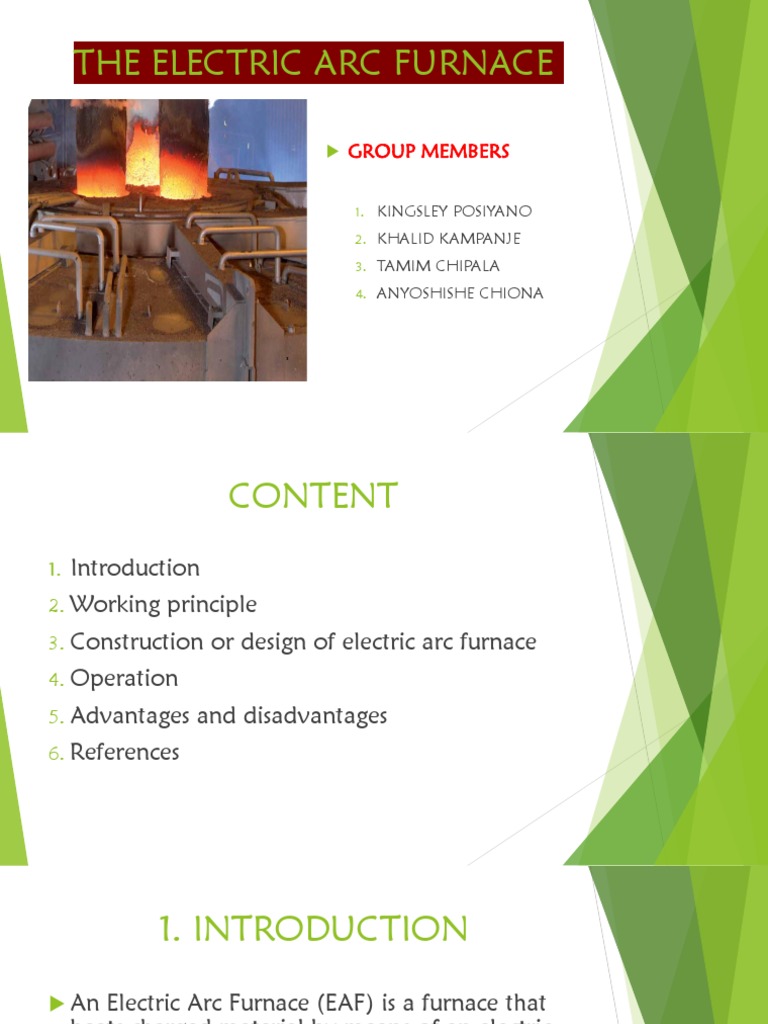 Electric Arc Furnace Overview and Analysis | PDF | Industrial Processes ...