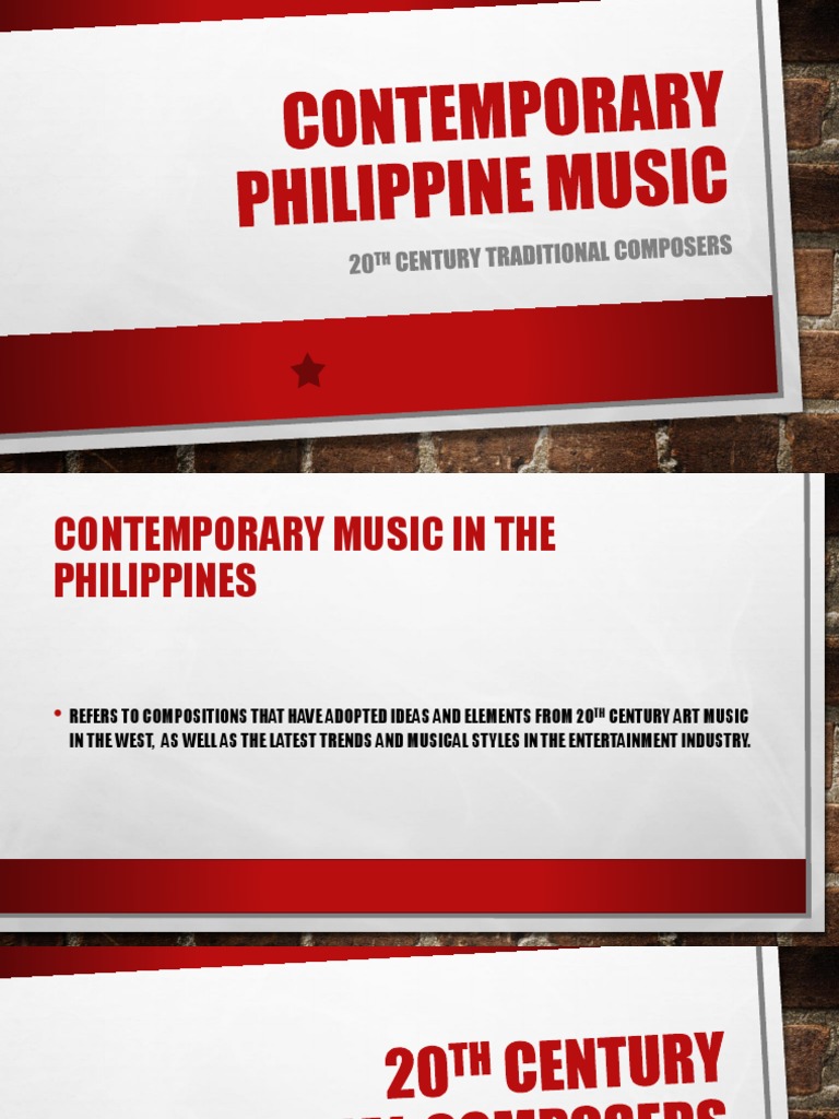 Contemporary Philippine Music | PDF | Composers | Musical Compositions