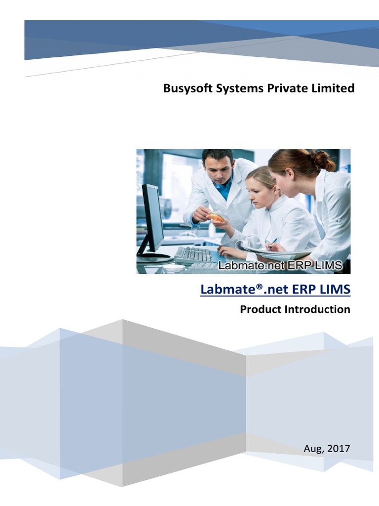 Labmate Lims Erp Product Introduction | PDF | Enterprise Resource ...
