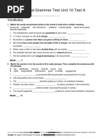 Insight Intermediate Students Book Answer Key Unit 1 | PDF | Wellness