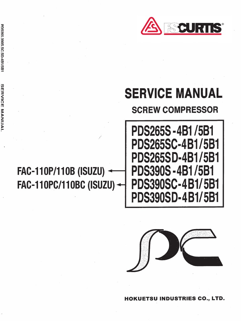 Fs Curtis Fac 110p 110pc 110b 110bc Service Manual Isuzu PDF | PDF ...