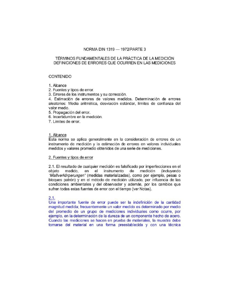 Norma DIN 1319 | PDF