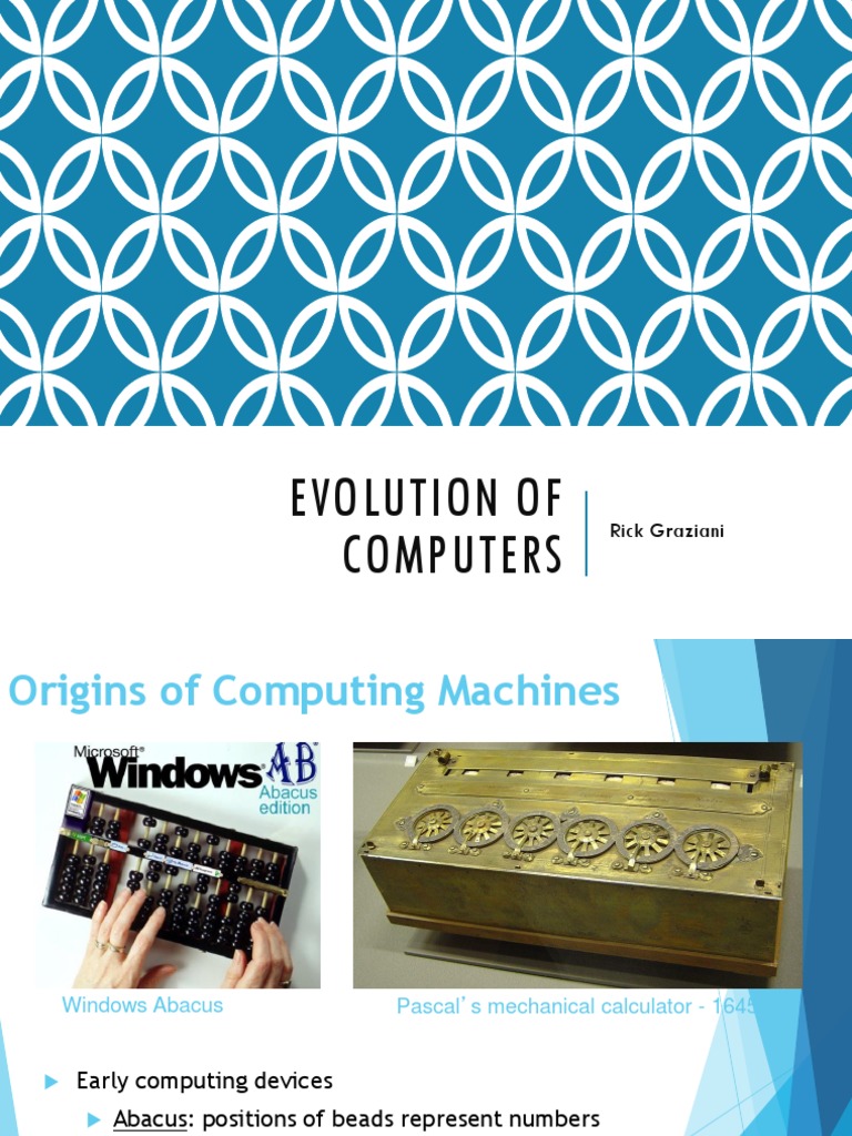 1-Evolution of Computers | PDF | Integrated Circuit | Electronic Circuits
