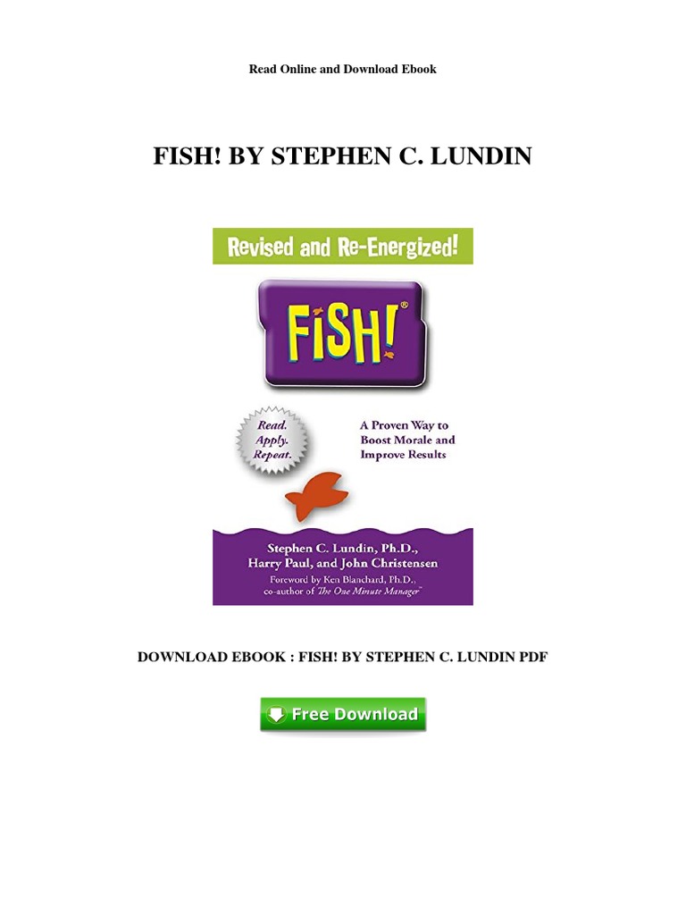 Fish by Stephen C Lundin | PDF