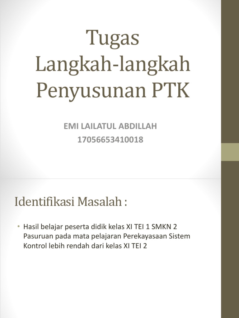 Proposal PTK Emi | PDF