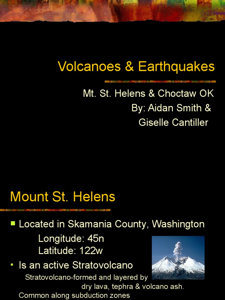Volcanoes & Earthquakes | PDF | Volcano | Earthquakes