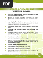 Water Tank Cleaning and Disinfection Guide | PDF | Chlorine | Water
