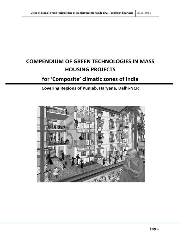 BMTPC Green Technology For Mass Housing Compendium 06.05.2016 PDF | PDF ...