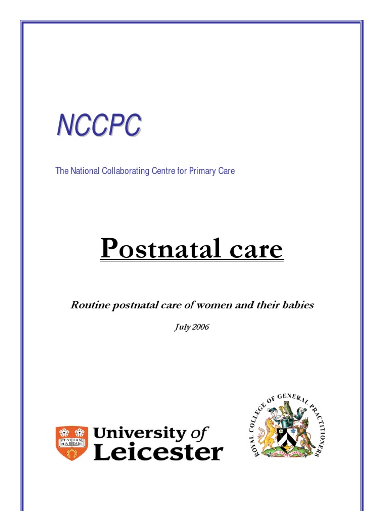 Postnatal Care | PDF
