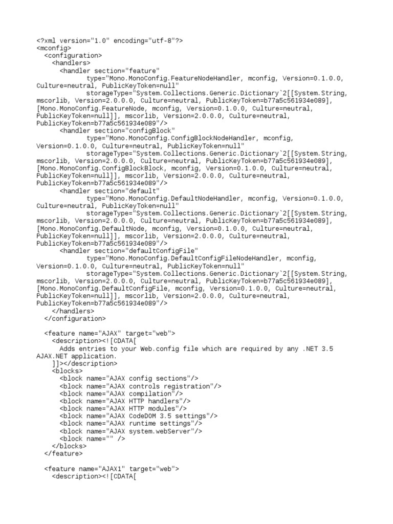 Config | PDF | Computing | Software