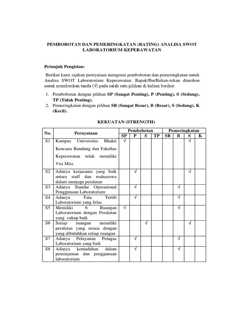 PEMBOBOTAN DAN PEMERINGKATAN Baru | PDF