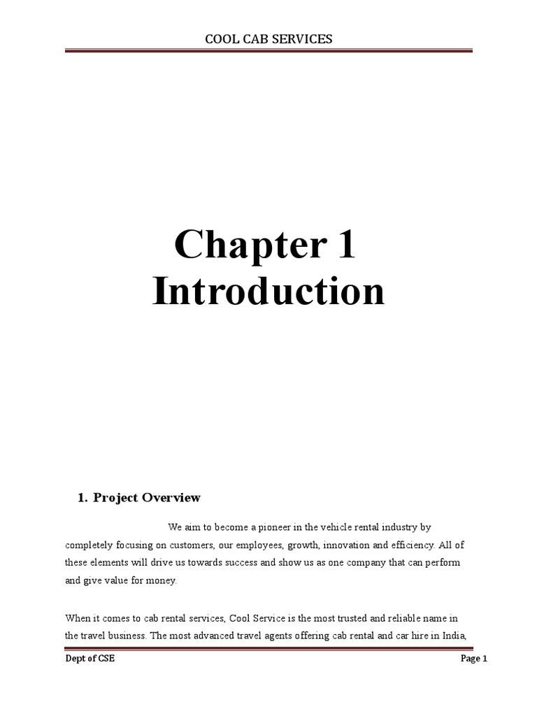 Car Rental Management System Project Report | PDF | Software ...