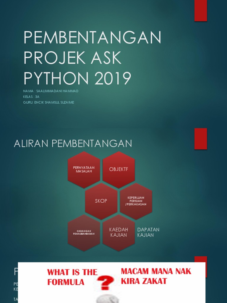 Pembentangan Projek Ask Python 2019 | PDF
