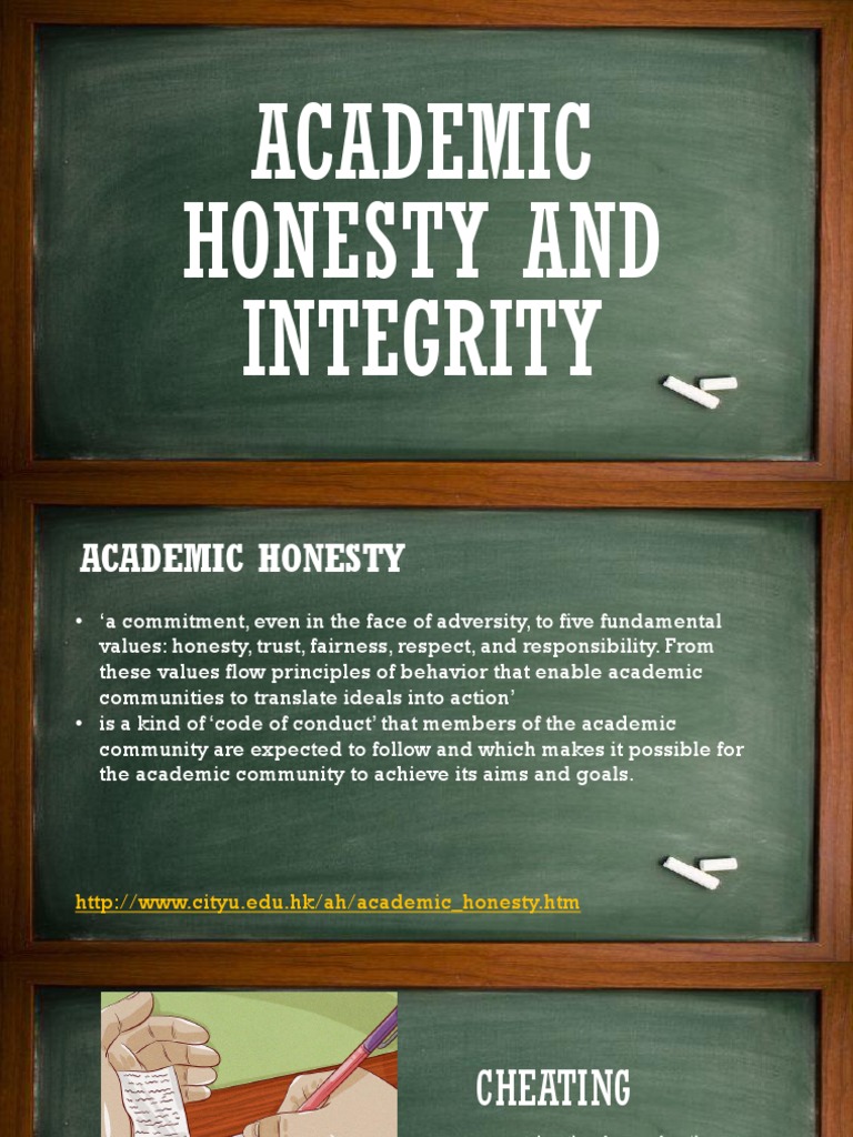 Academic Honesty and Integrity | Download Free PDF | Academic ...