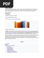 Crayon Etching Process and Materials | PDF