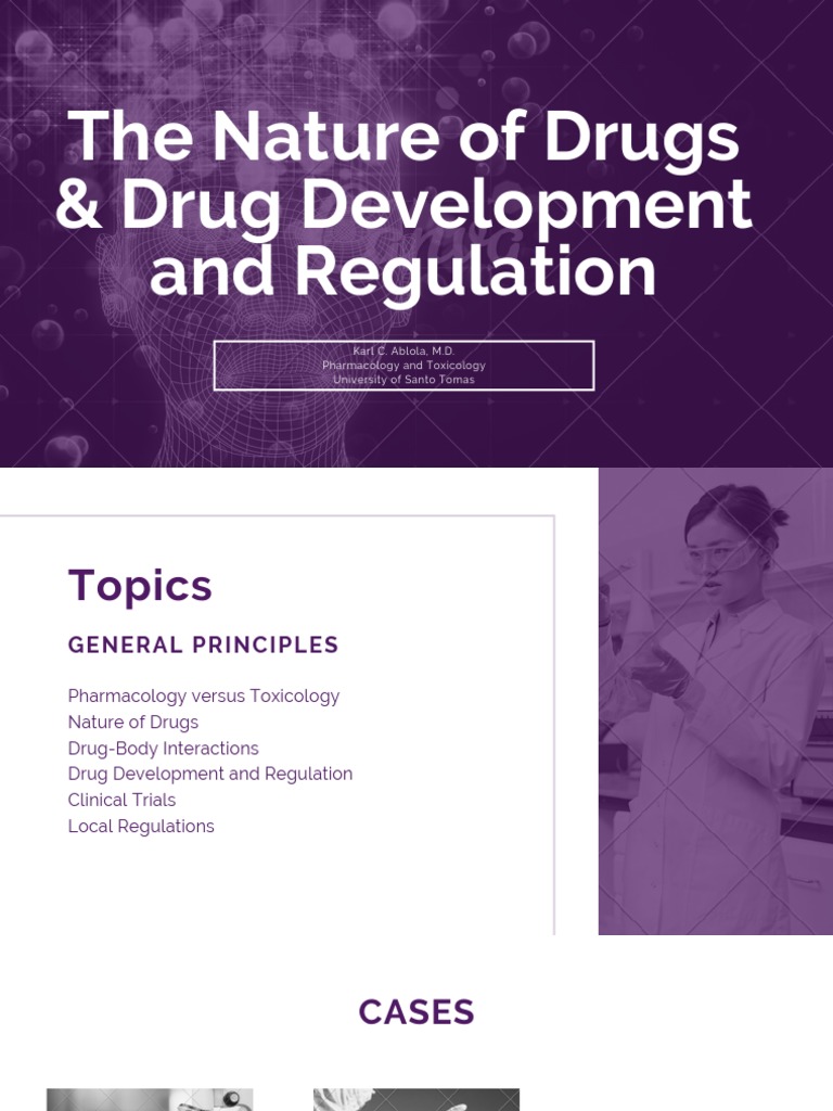Nature of Drugs and Drug Development Ad Regulations PDF | PDF ...