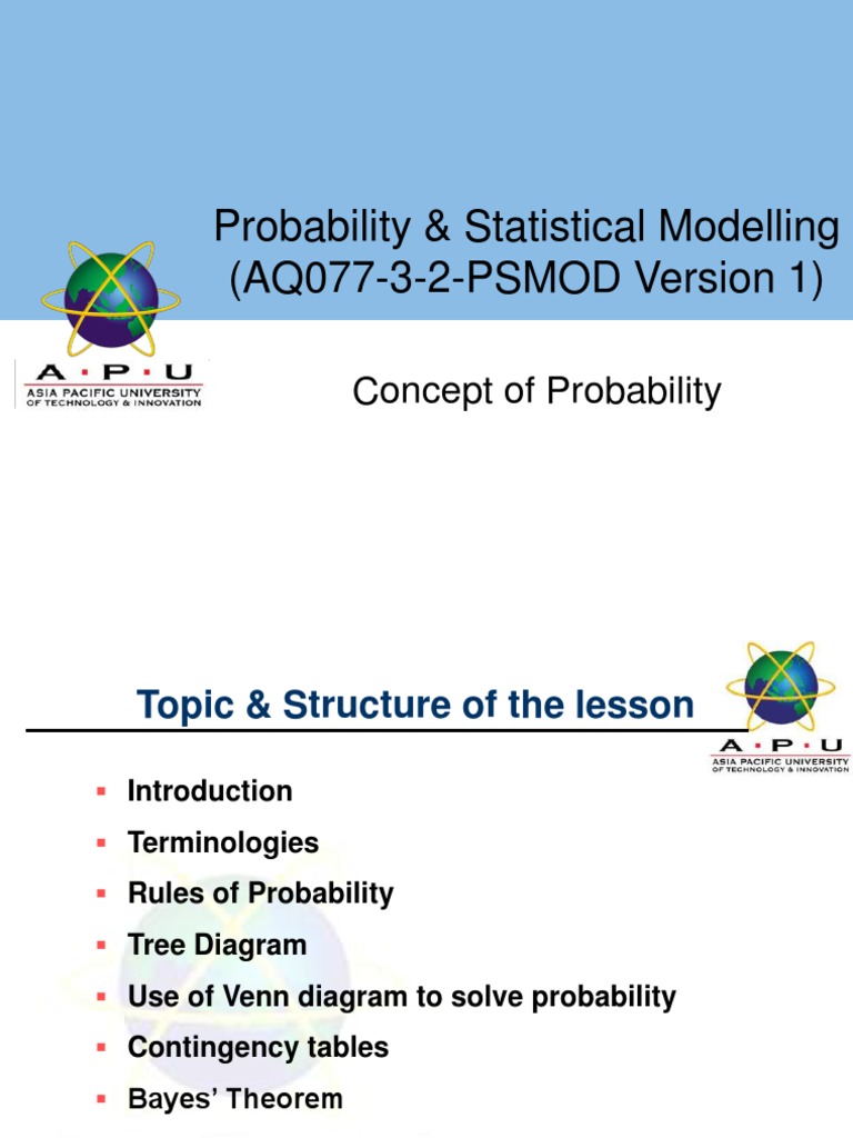 PSMOD - Concept of Probability | PDF | Probability | Randomness