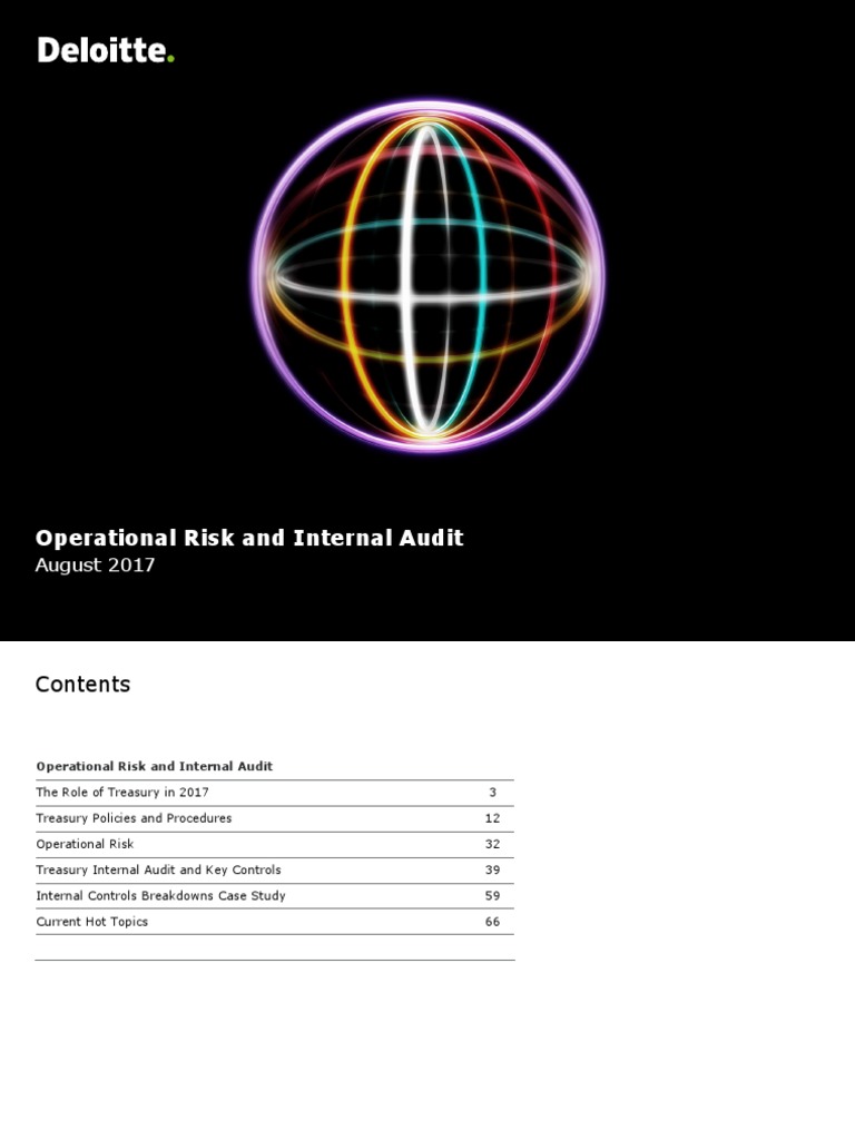 Deloitte Op Risk Workshop | PDF | Risk Management | Internal Audit
