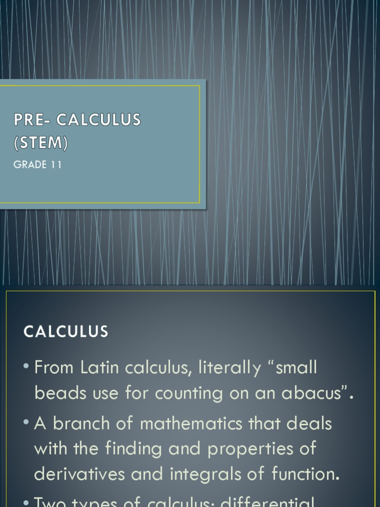 Pre - Calculus (Stem) | PDF | Ellipse | Circle