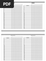Monthly Attendance Tracker Template | PDF