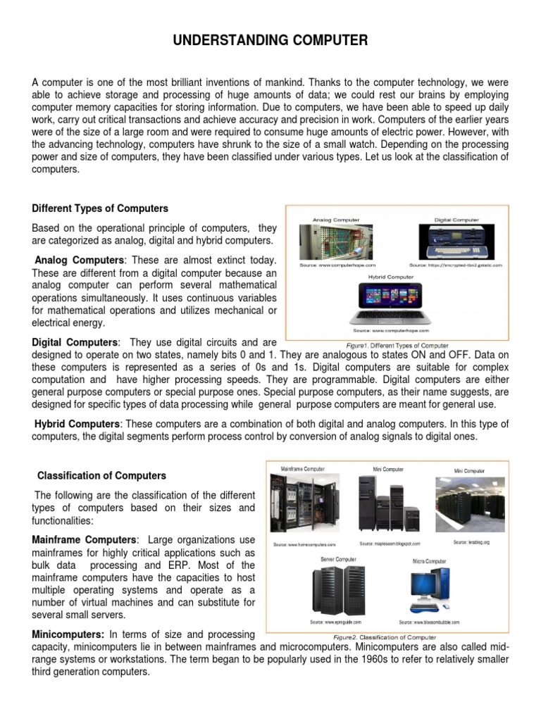 2 Understanding Computer | PDF | Personal Computers | Microcomputers