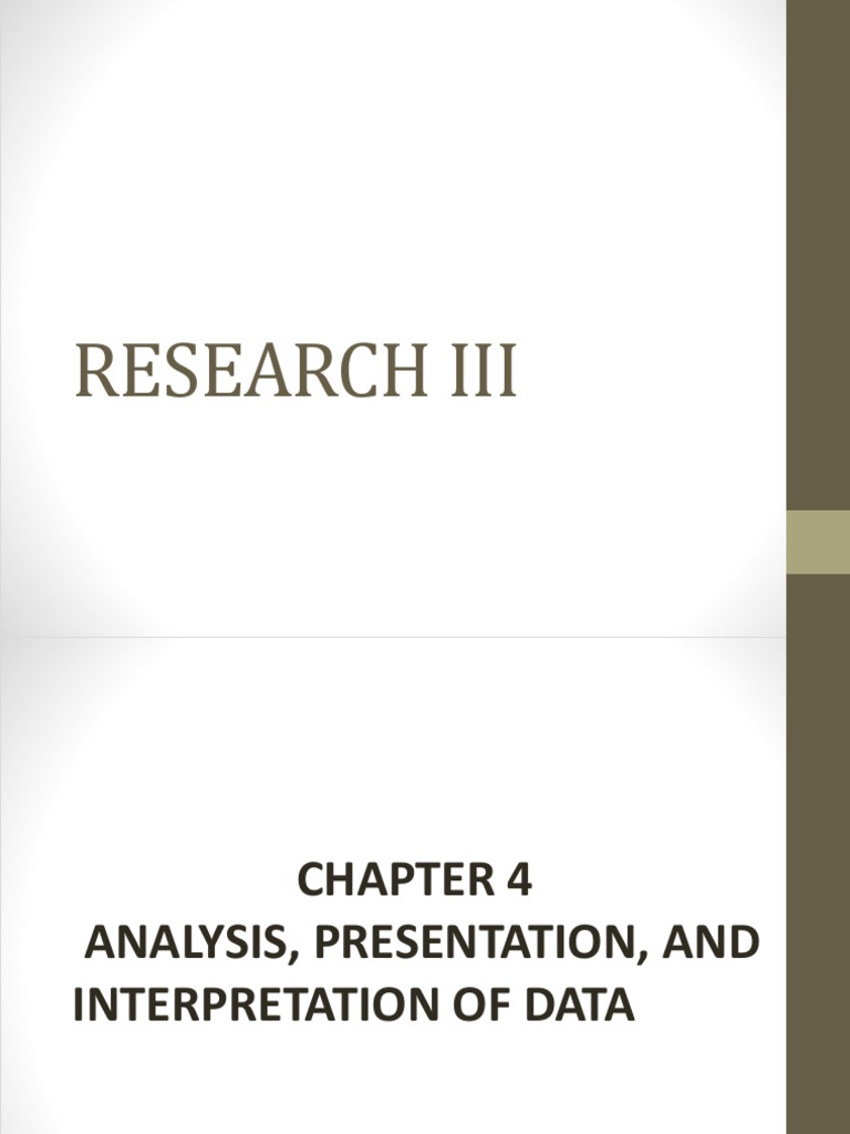 1 Research III Chapter 4 Student | PDF | Data Analysis | Statistics