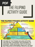 Filipino Physical Activity Pyramid Guide | PDF | Wellness