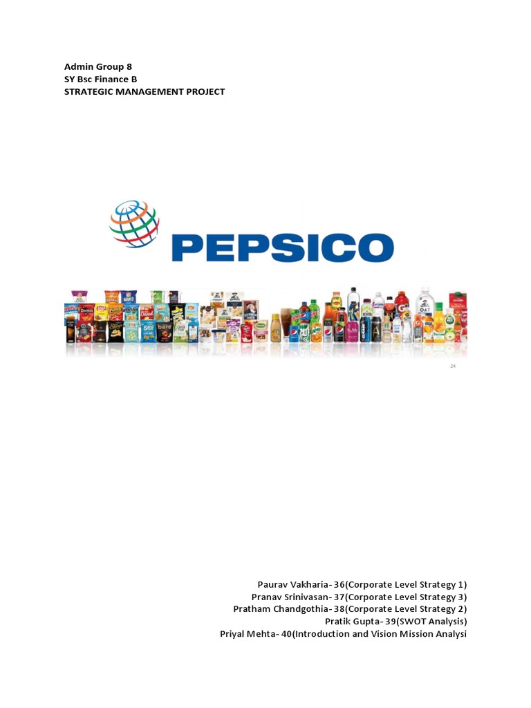 Pepsi and Gatorade Merger | PDF | Pepsi Co | Coca Cola