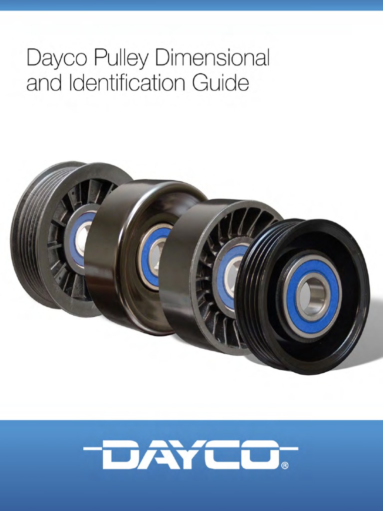 Dimensional Pulley Guide | PDF | Belt (Mechanical) | Materials